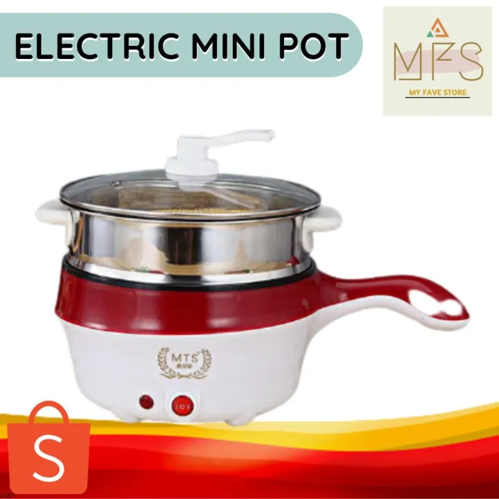 Multi-function Electric Mini Cooker Pot Electric Cooking Pot 1.5L, plug ...