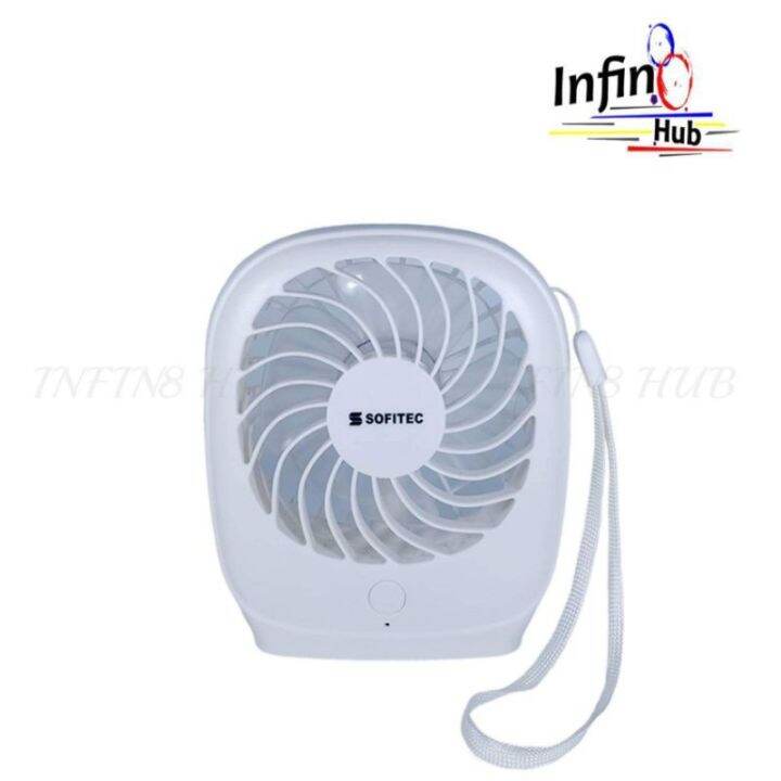 Sofitec SEF-9208-3 Rechargeable Mini Handheld Fan Built In Battery Fan ...
