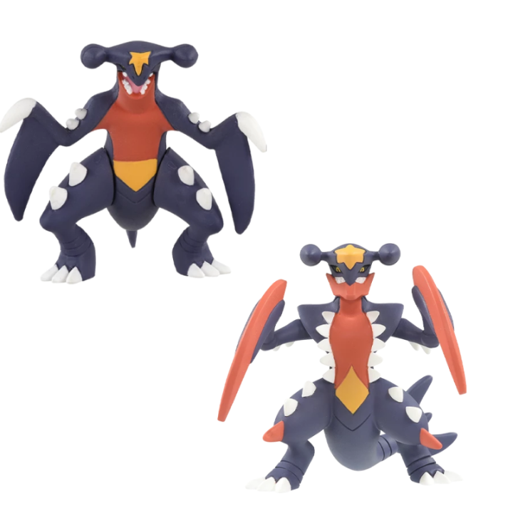 TOMY Original Pokemon ตัวเลขใหม่ Mega Evolution Garchomp ของเล่นคุณภาพ ...