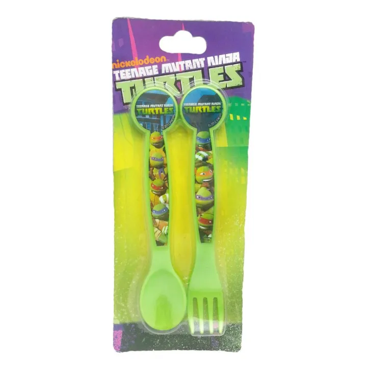 NINJA TURTLES PP SPOON & FORK SET | Lazada
