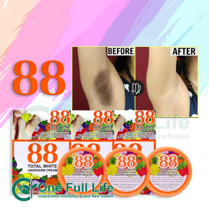 88 Total White Under Arm Underarm Thailand Whitening Cream 3 PIECES ...
