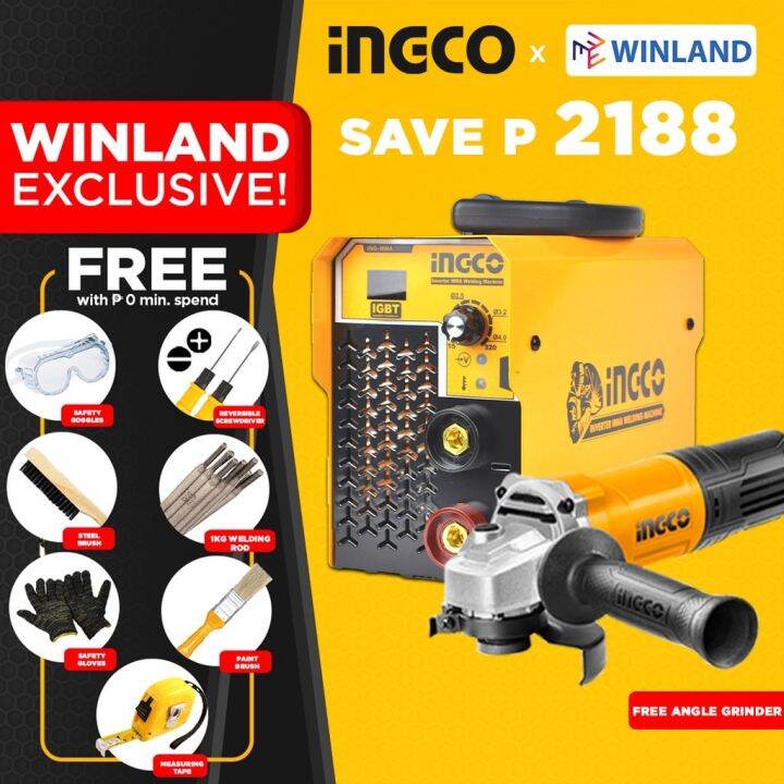 INGCO by Winland Inverter IGBT Welding Machine Portable ING-SS | Lazada PH
