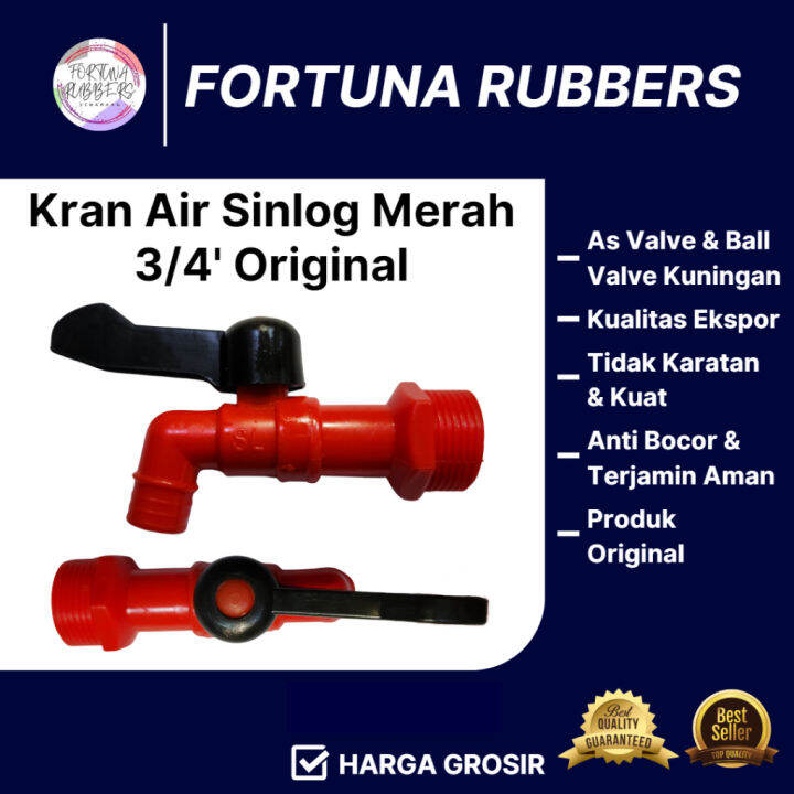 KRAN AIR SINLOG MERAH 3/4 INCH ORIGINAL | Lazada Indonesia