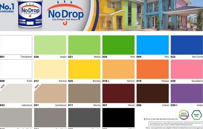 CAT TEMBOK WATERPROOFING NO DROP MOCHA 011 (4 KG) - TOKOASMA | Lazada ...