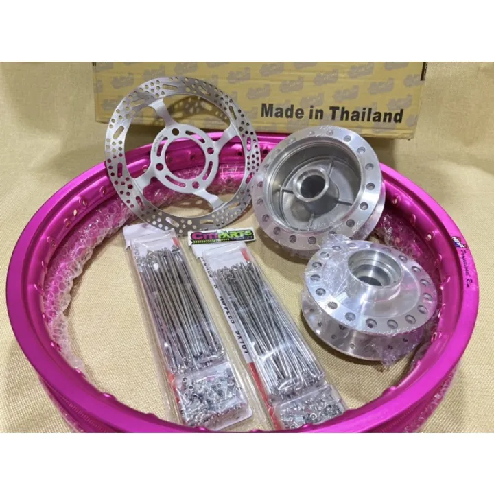 Orignal RIM SET XRM110 RS125 XRM125old (Thailand Rim) Pink Violet Blue ...