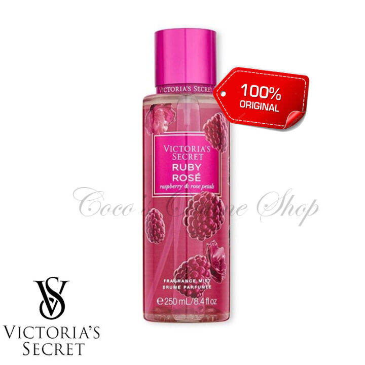 Original! Victoria's Secret RUBY ROSE Fragrance Mist - 250mL | Lazada PH