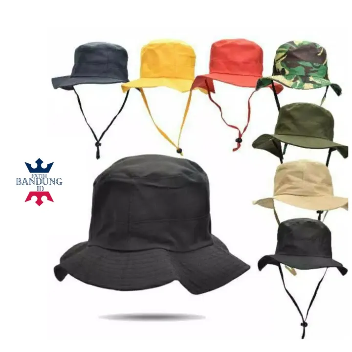 Topi Bucket Rimba / Rimba Hat / Topi Hiking / Topi Hutan | Lazada Indonesia