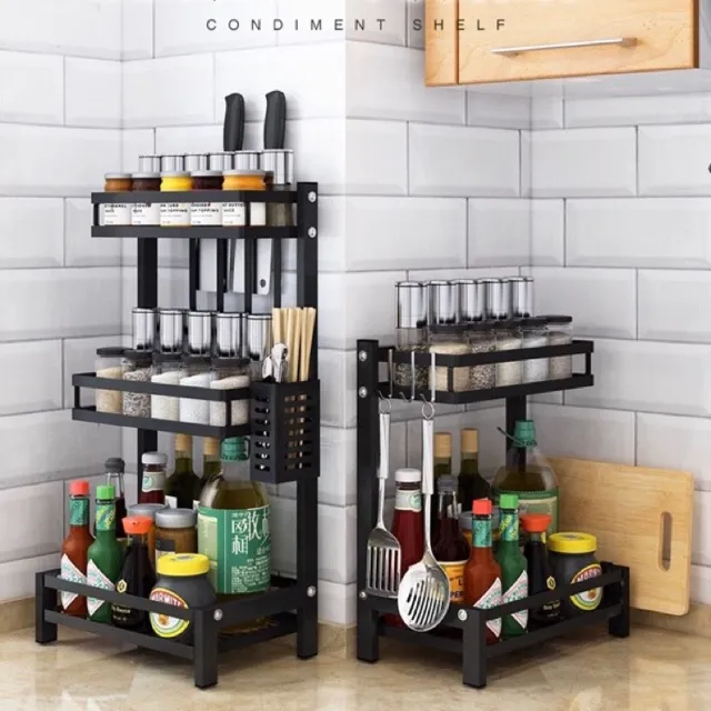 Condiment rack Condiment holder rack of racks in the kitchen, stainless ...