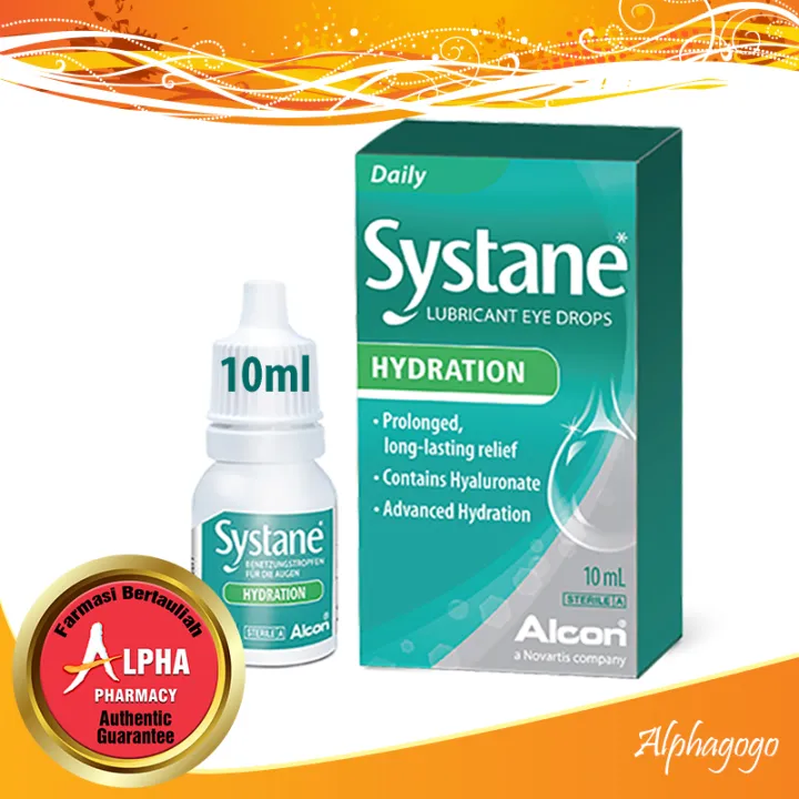Systane Hydration Lubricant Eye Drops (10ml / 30 Vials x 0.7ml Each ...