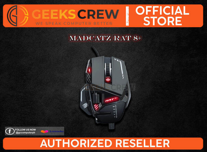 Mad Catz Rat 8+ Optical Gaming Mouse | Lazada PH