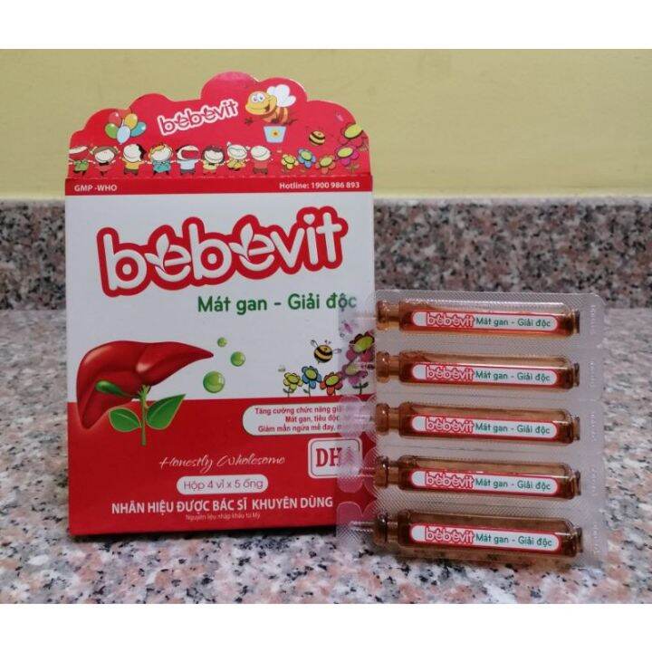 Bebevit mát gan hỗ trợ thanh nhiệt giải độc gan Thanh nhiệt, giải độc ...
