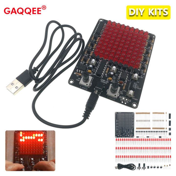 DC5-9V ไฟ LED ติดตาม DIY ชุดชิ้นส่วนการผลิตอิเล็กทรอนิกส์แหล่งจ่ายไฟ ...