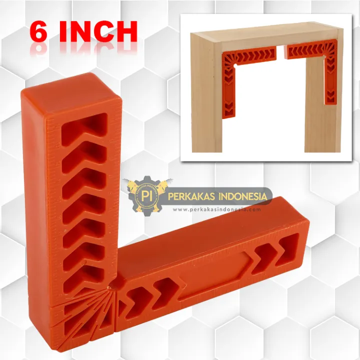 Square Clamp 6 inch 150mm Siku Klem Sudut L Balokan Quick Corner Clamp ...