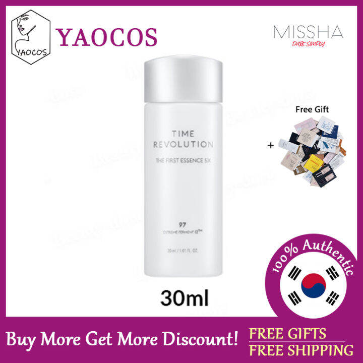 [MISSHA] Time Revolution The First Treatment Essence 5X(5th Generation) 30ml | Lazada