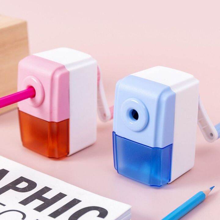 ASYMME Pencil Cutting Tools Hand Crank Pencil Sharpener Student ...