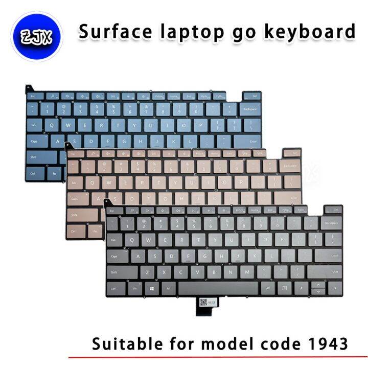 Microsoft's New Original Surface Laptop Go Keyboard 1943 Replacement ...