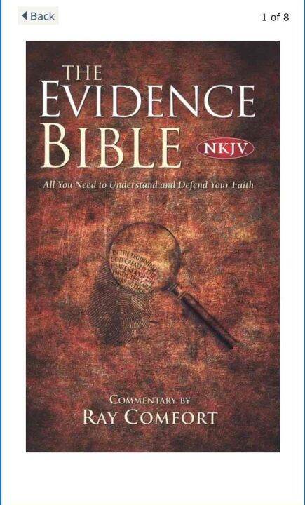 Evidence Study Bible NKJV (Hardbound) | Lazada PH