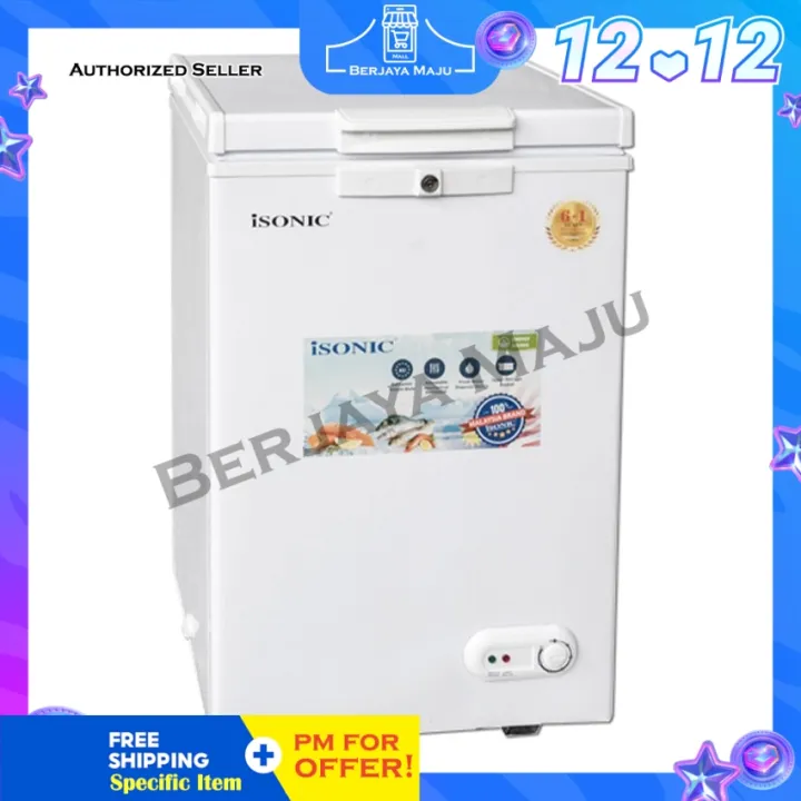 Isonic 80L Dual Function Chest Freezer ICF-W92 | Lazada