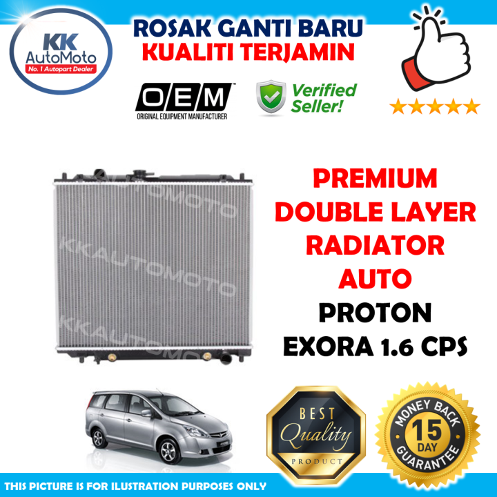 Proton Exora CPS 1.6 Premium OEM Double Layer Radiator Tangki Air ...