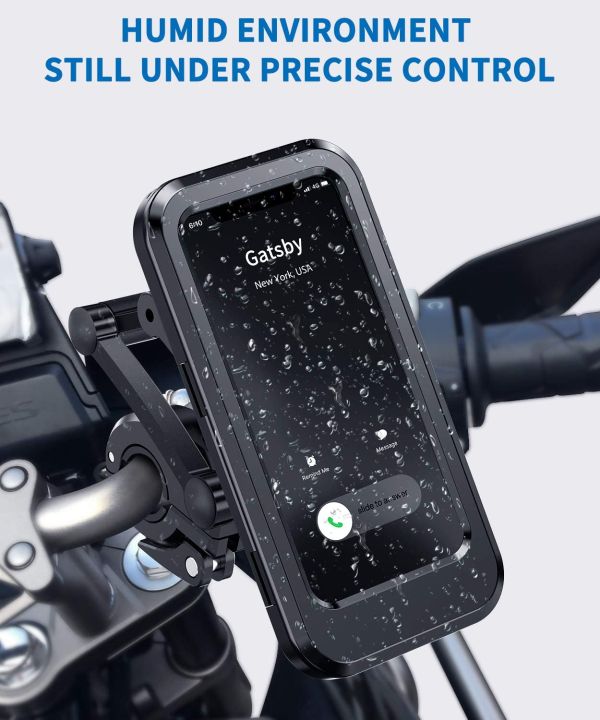 New Waterproof Motorcycle Phoneholder M3 With Bicycle Mobile Phone Box ...