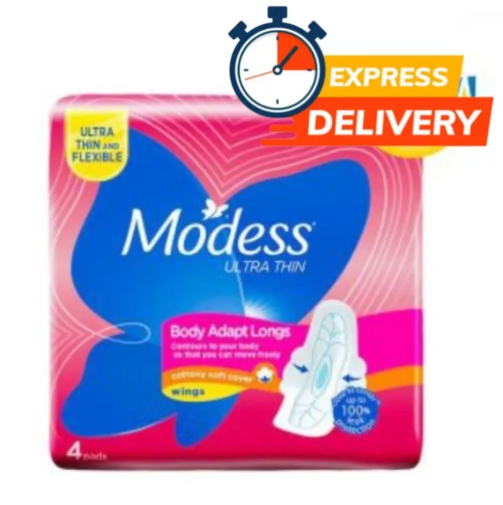 MODESS Body Adapt Longs Ultra ThinNapkins 8s | Lazada PH