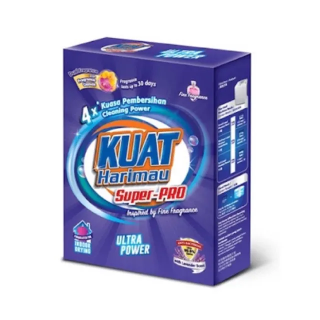 Serbuk Pencuci Kuat Harimau Super-PRO Detergent Powder Ultra Power 100g ...