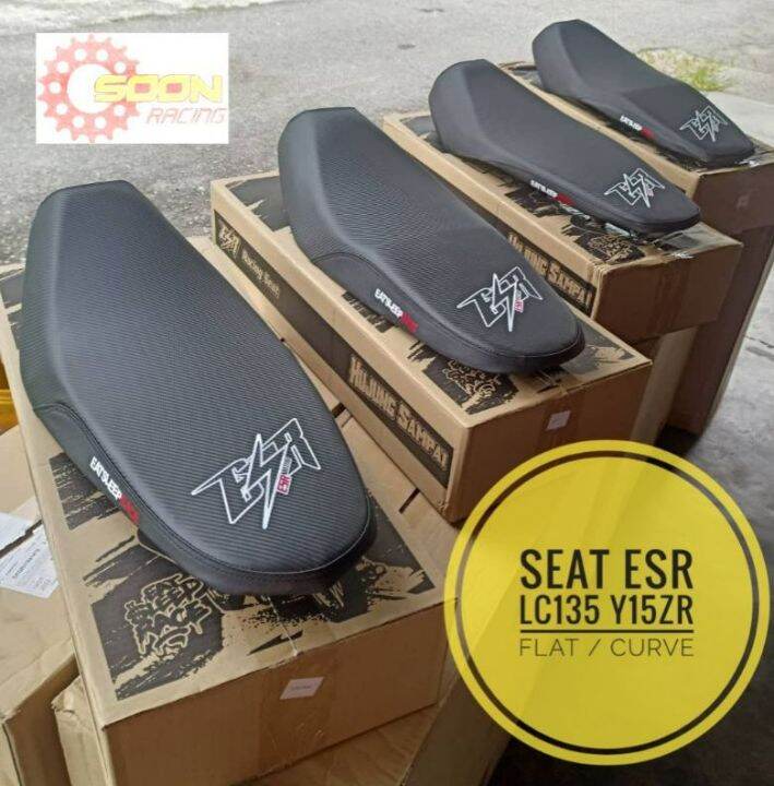 Y15ZR RS150R LC135 SEAT ESR SEAT RACING 100% ORIGINAL CARBON LOGO ...