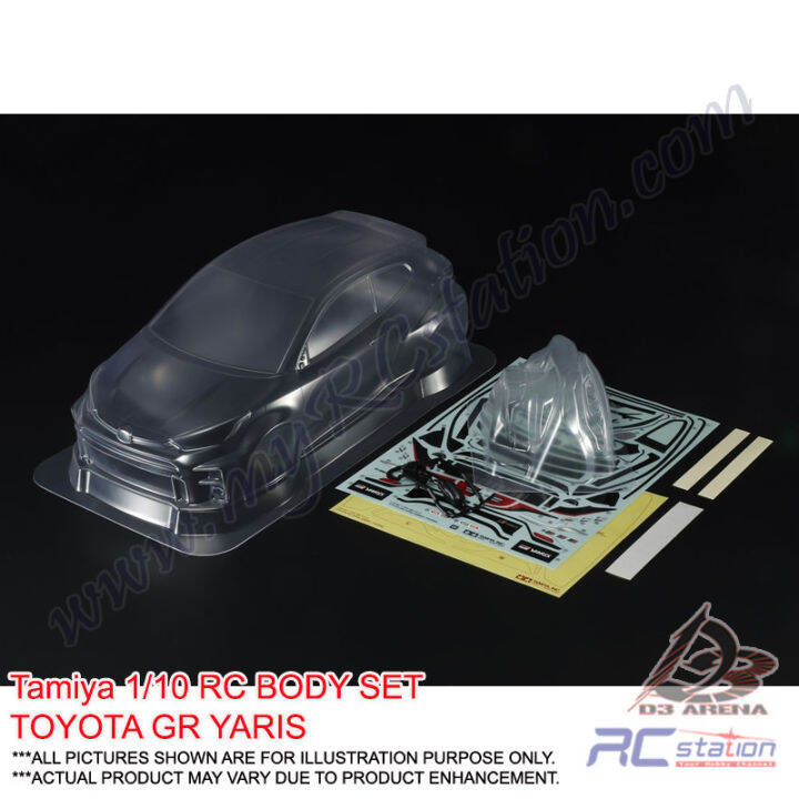 Tamiya Body Shell #51656 - 1/10 RC BODY SET TOYOTA GR YARIS [51656 ...