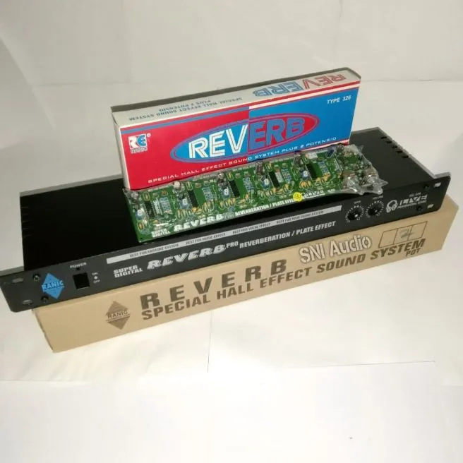 Paket kit echo reverb 2 potensio dan box echo reverb 2potensio | Lazada ...