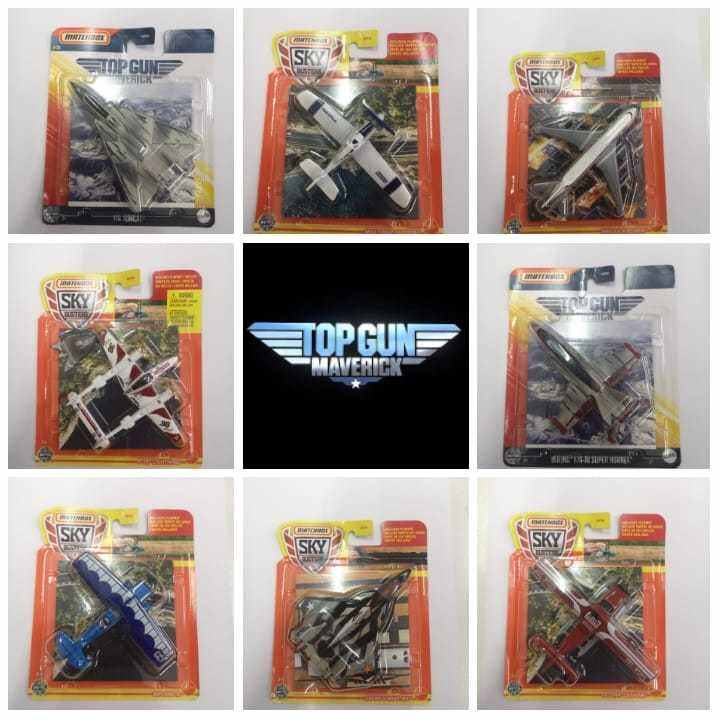 Matchbox MBX Skybuster Diecast Pesawat TOP GUN MAVERICK F14 Tomcat ...