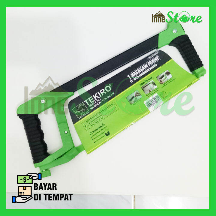 Gagang Gergaji Besi Tekiro 12" + Mata Gergaji Besi Tekiro 30cm | Lazada ...