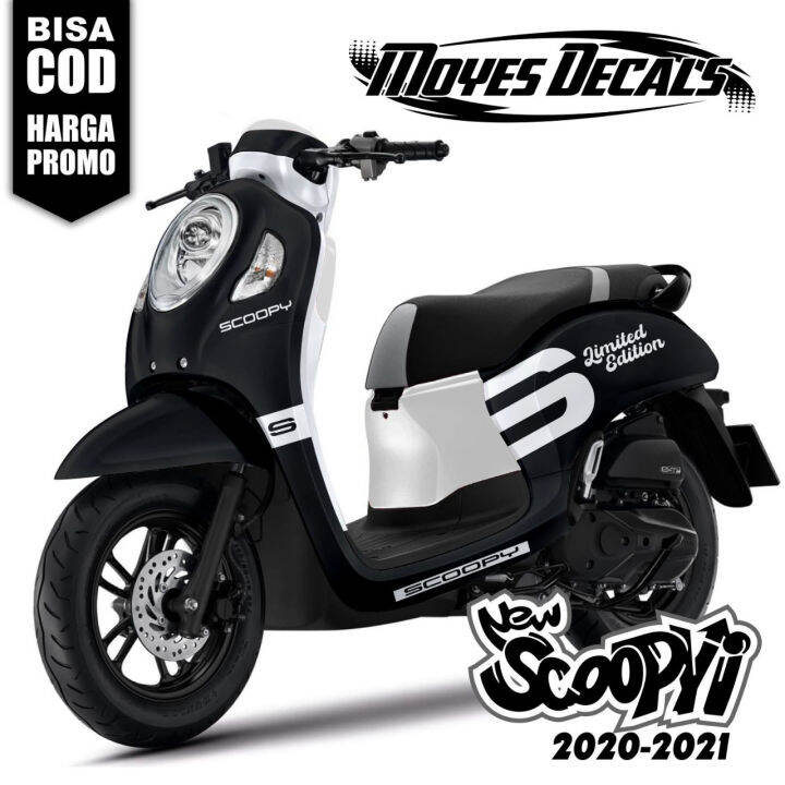 ⭐⭐⭐⭐⭐{ cod } decal scoopy stiker decal motor scoopy all new 2020-2021 ...