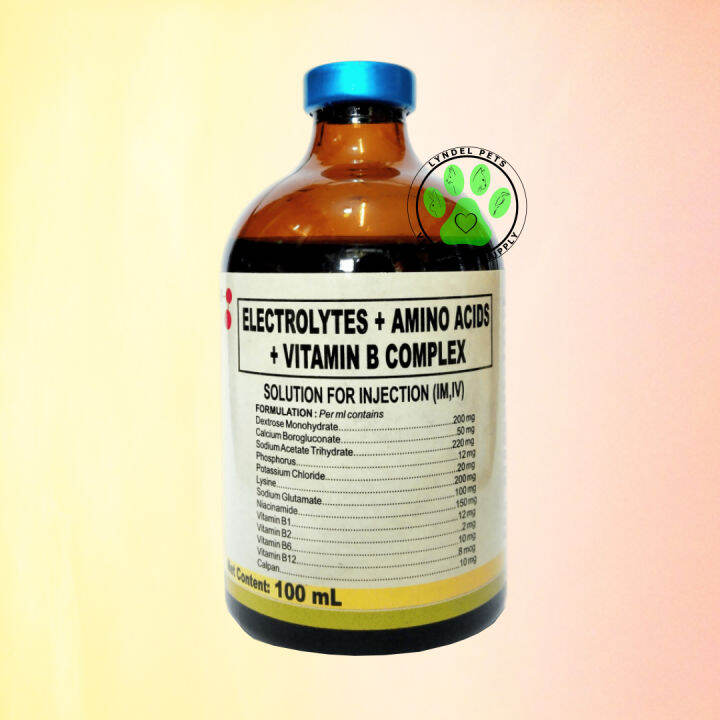 Nutrivet Electrolytes plus Amino Acids plus Vitamin B Complex (100 ml ...