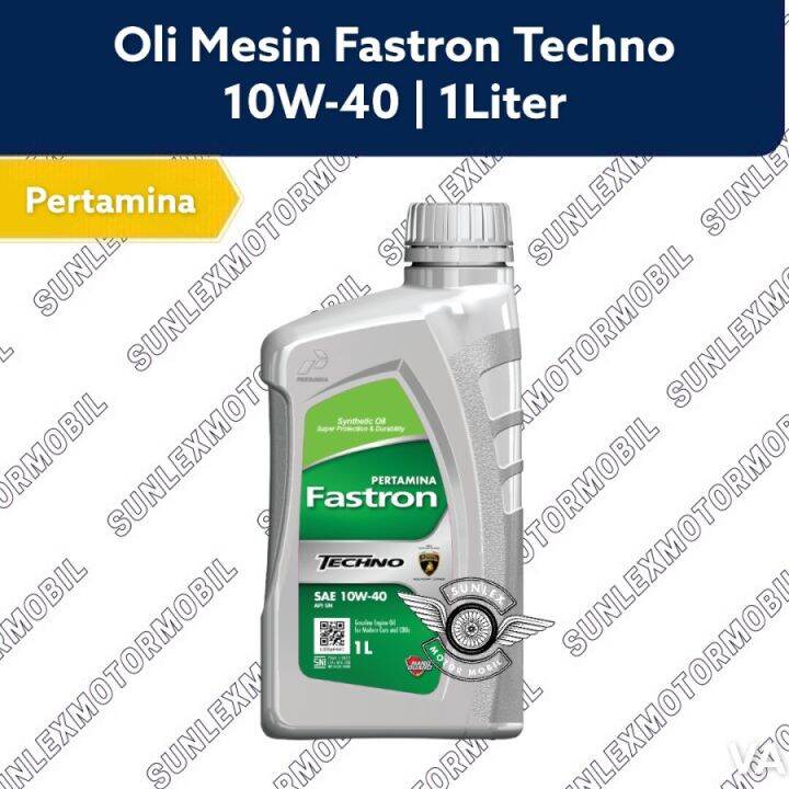 Oli Pertamina Fastron Techno Hijau SAE 10W-40 API SN 1000ml 1Liter ...