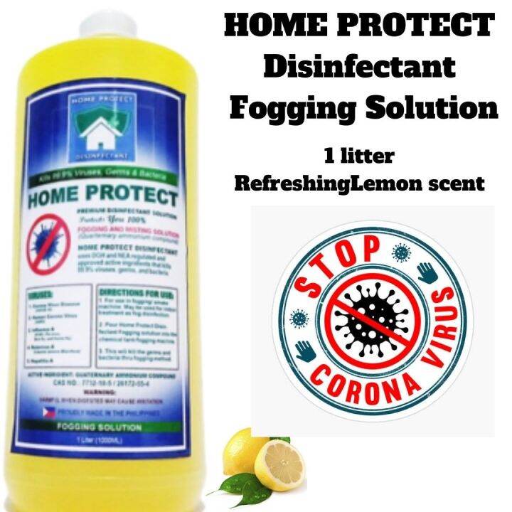Home Protect Best Seller 1Liter Fogging Solution Disinfectant Lemon ... Home Protect Best Seller 1Liter Fogging Solution Disinfectant Lemon ...