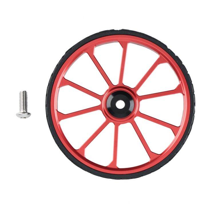 Folding Bike Easy Wheel for Brompton/Birdy Aluminum Alloy CNC Easywheel ...