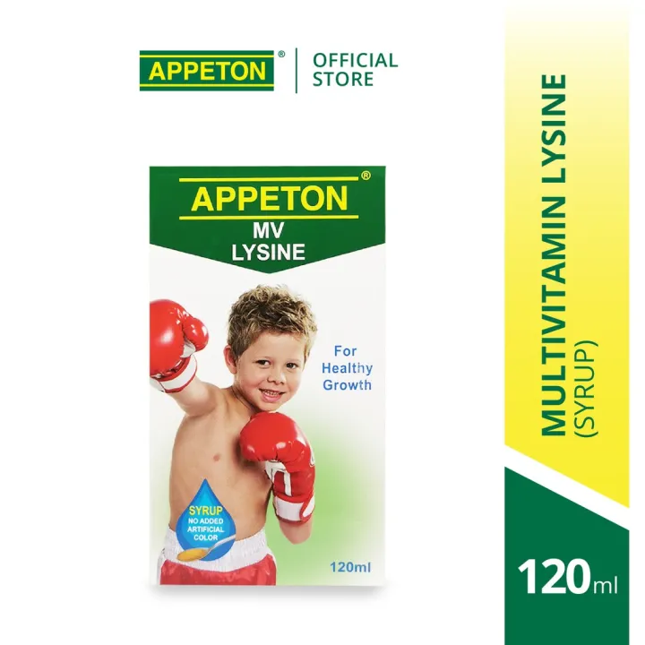 APPETON Multivitamin Lysine Syrup Improved Appetite & Healthy Growth No ...