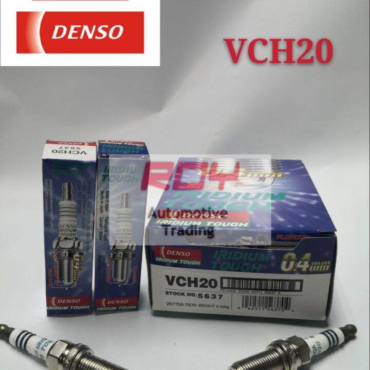 VCH20 100% ORIGINAL DENSO IRIDIUM TOUGH SPARK PLUG FOR MAZDA 2 3 6 CX5 CX3 TOYOTA PRIUS C | Lazada