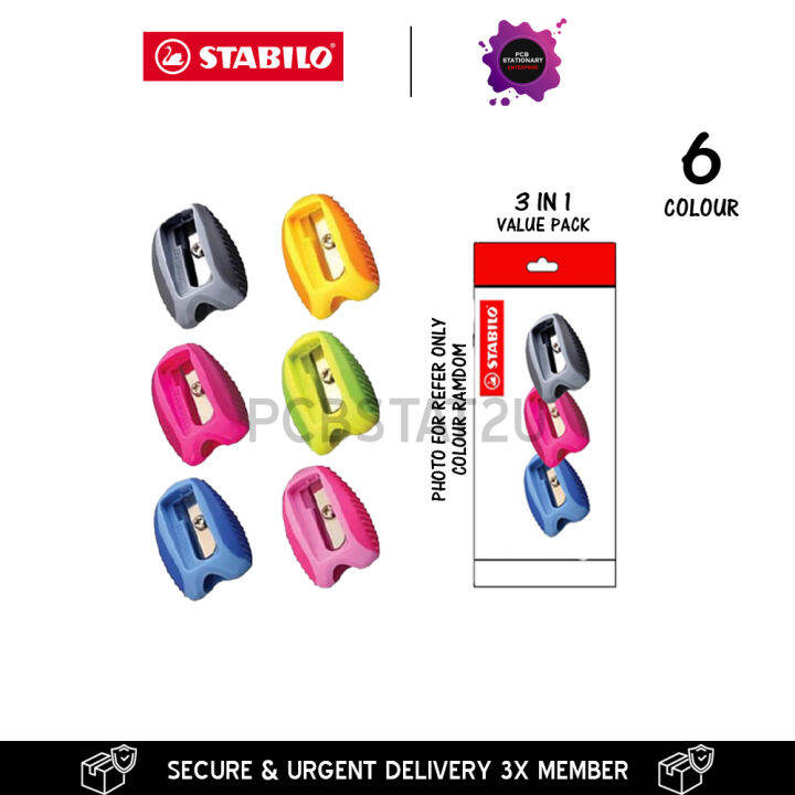 Stabilo X-Shock Pencil Sharpener 4521 - (1's) | Lazada