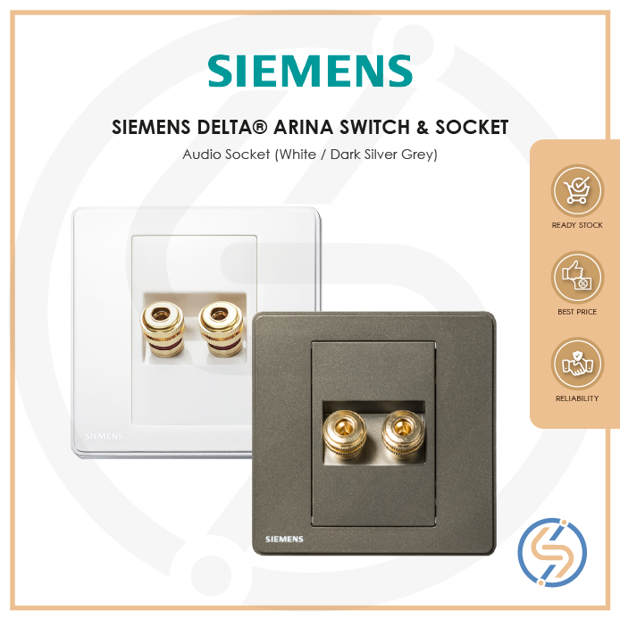 Siemens Delta Arina Audio Socket | Lazada