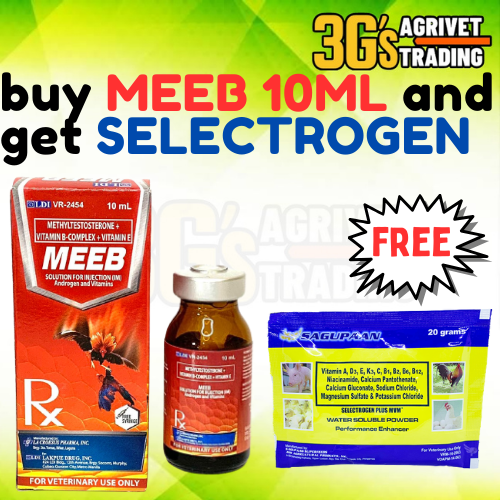 [3G AGRIVET] BUY MEEB 10ML AND GET 1 SACHET SELECTROGEN MVM / PARA SA ...