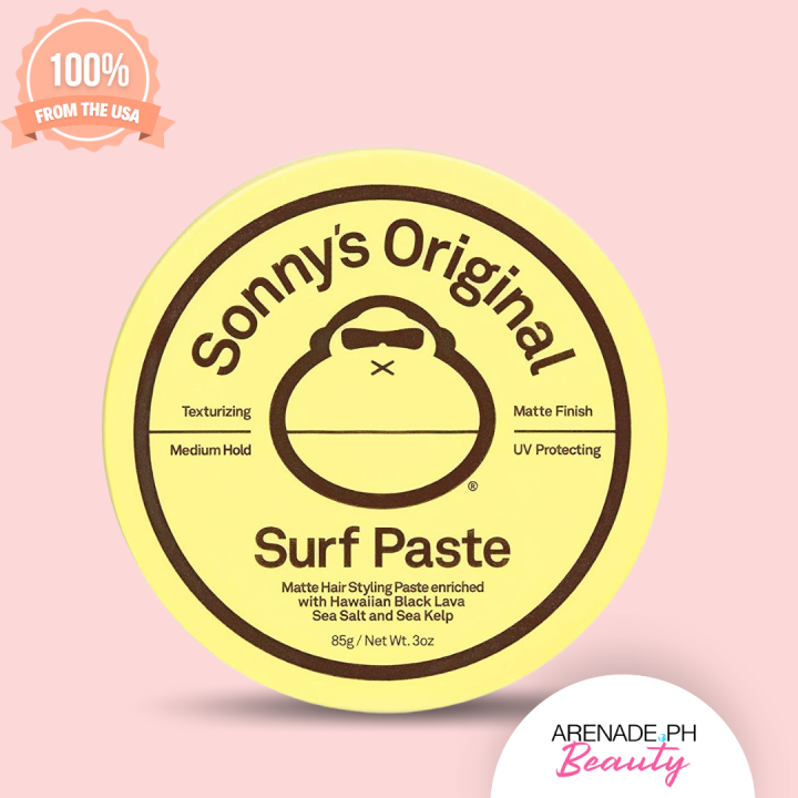 Sun Bum Sonny's Original Surf Paste Matte Hair Styling Paste Enriched ...