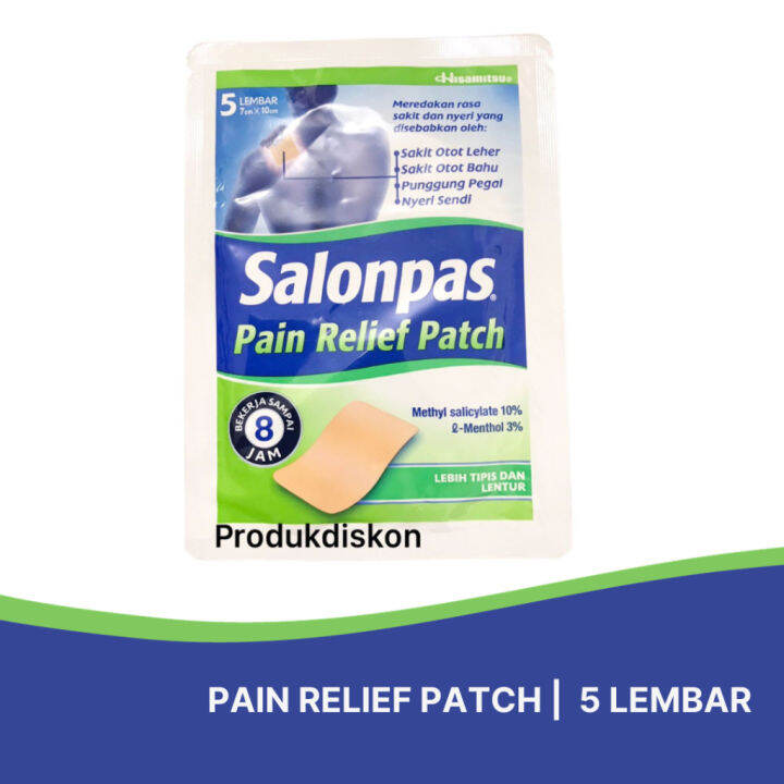 SALONPAS Pain Relief Patch 5 Lembar 7cm x 10cm | Lazada Indonesia