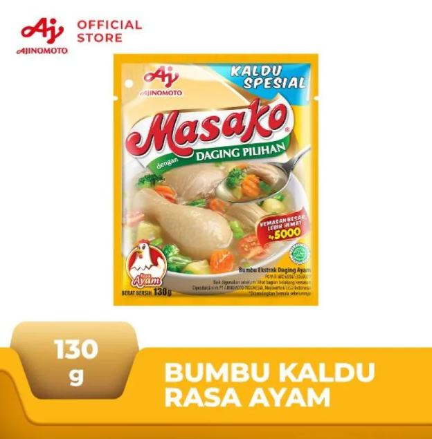 Ajinomoto Original Indonesia Masako Ayam 130g Indonesian Halal Vetsin ...