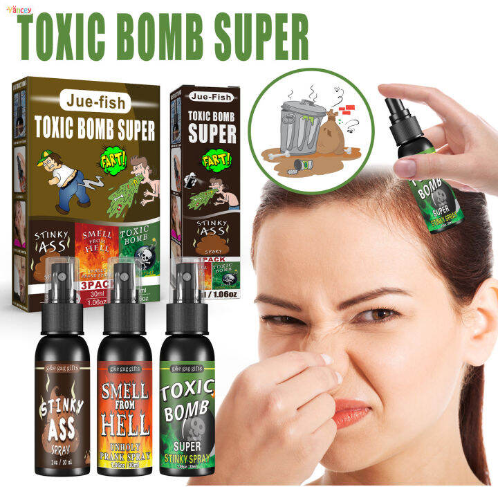 Yancey 30ml Stinky Ass Fart Spray Super Stinky Prank Spray Ass Toxic ...
