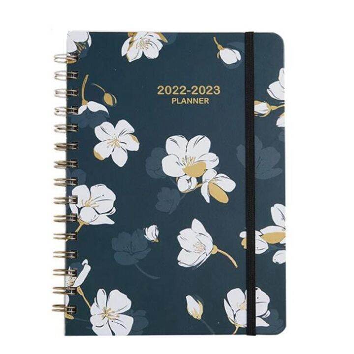 Planner Flower Schedule Notebook Daily Plan Year Calendar A5 Coil ...