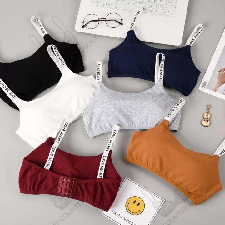 XUEBAMI.PH Summer Padded Tank sando Top Bras Stretch Bralette 6 Colours ...