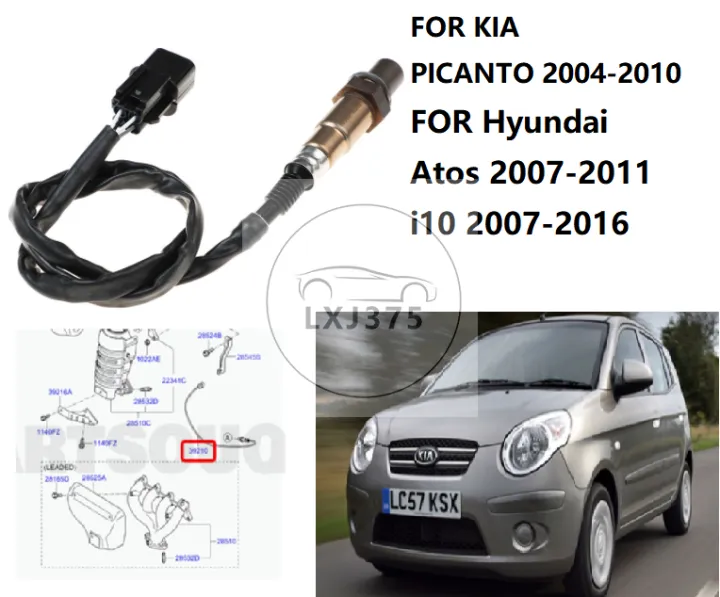 Oxygen Sensor FOR Hyundai Atos 2007-2011 i10 2007-2016 KIA Picanto 2004 ...