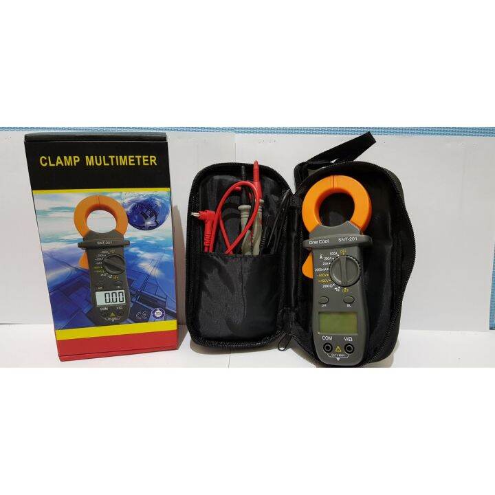 Tang Amper Digital Multimeter Multi Meter Clampmeter Clamp Meter bonus ...