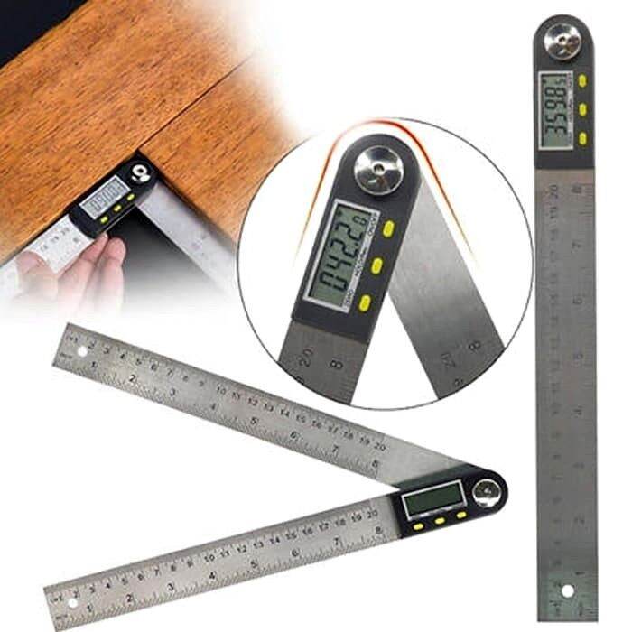 Penggaris sudut digital Busur derajat Digital LCD Protractor DIGITAL 200mm penggaris ...